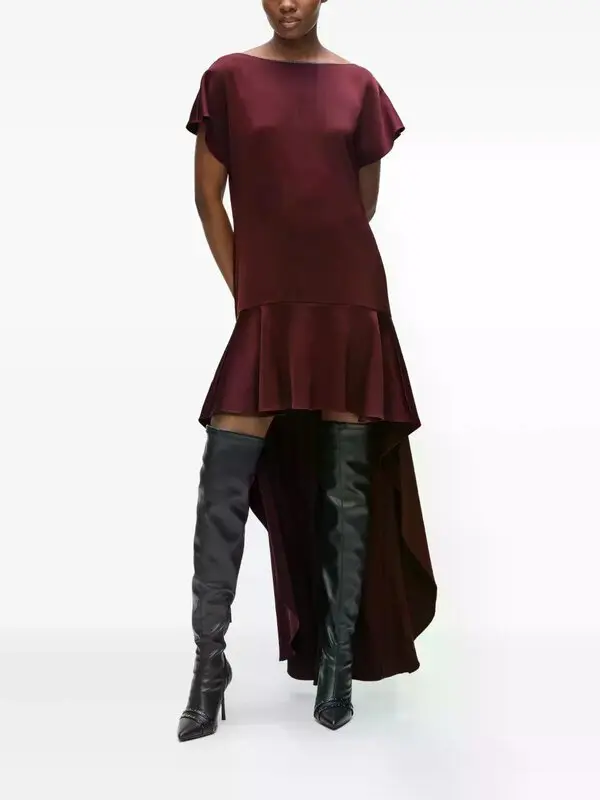 Karl Lagerfeld High-low Satin Dress