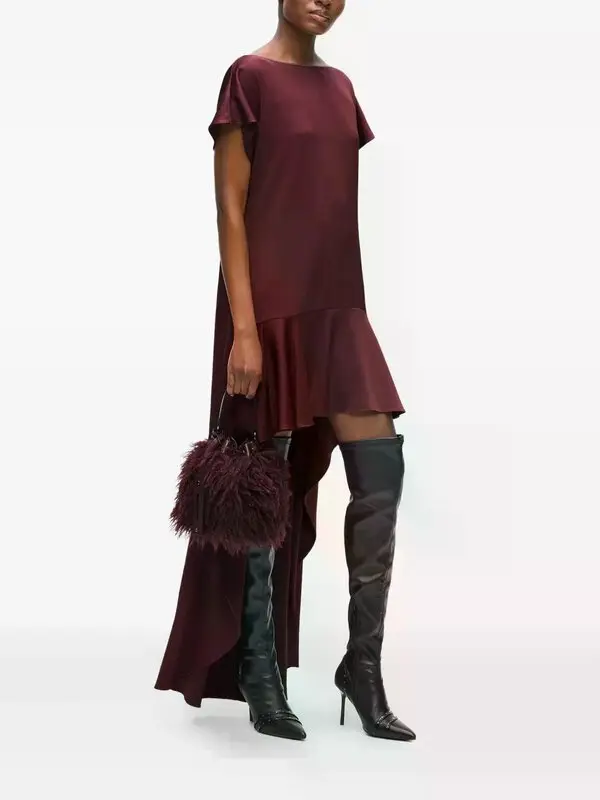 Karl Lagerfeld High-low Satin Dress