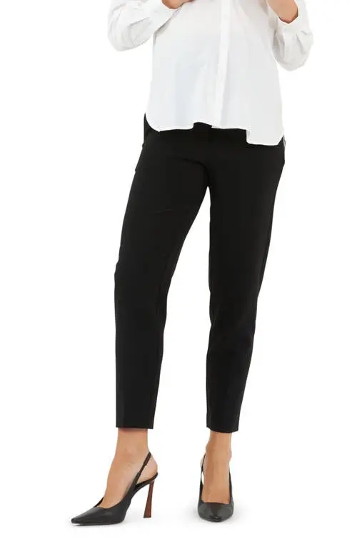 RIPE MATERNITY Alexa Classic Cropped Maternity Work Pant - Black