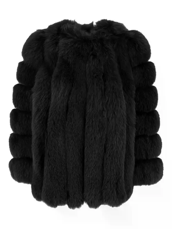 OLIVIA V Fur Panelled Jacket