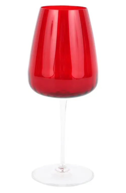 VIETRI Francesca Wine Glass - Red