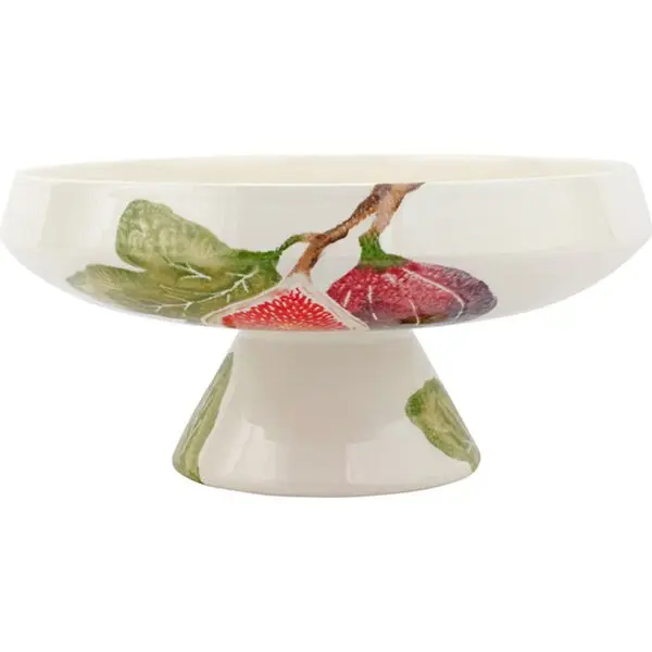 VIETRI Fico Pedestal Bowl - Purple