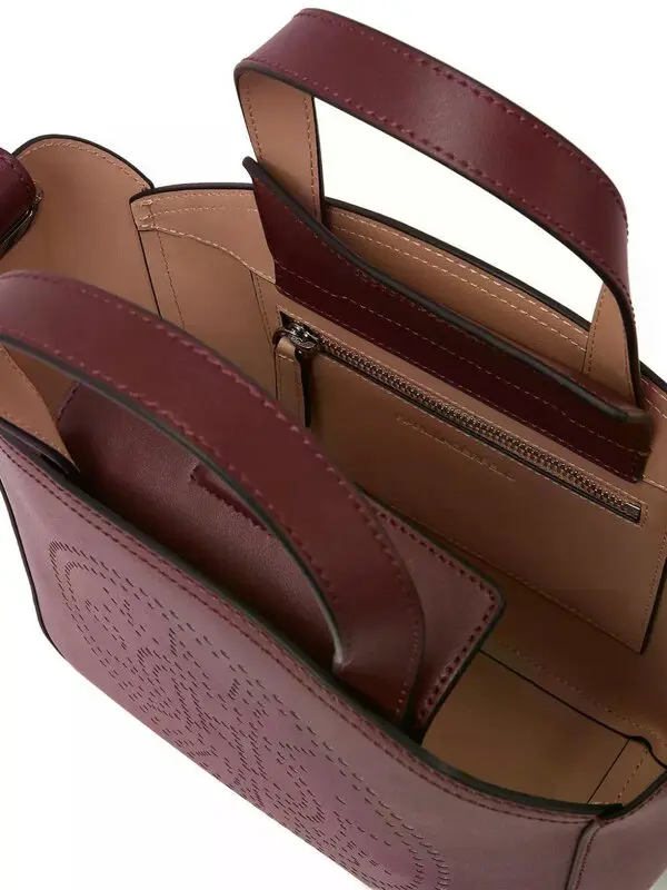Karl Lagerfeld Small Circle Perforated Tote