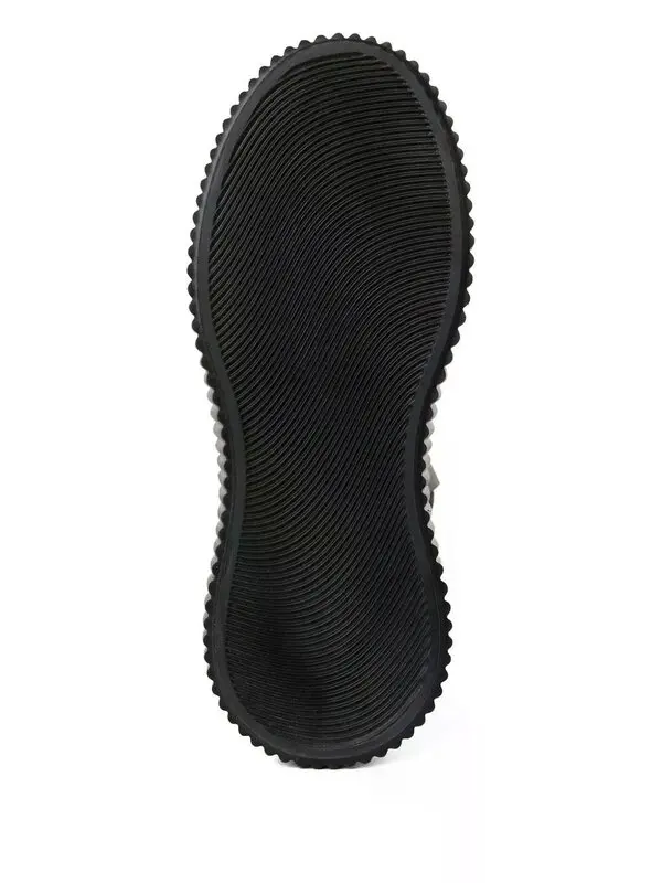 Karl Lagerfeld Lace-up Ribbed-knit Boots