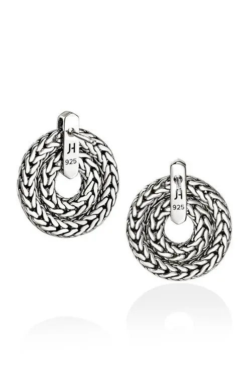 John Hardy Icon Link Frontal Hoop Earrings