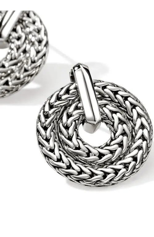 John Hardy Icon Link Frontal Hoop Earrings