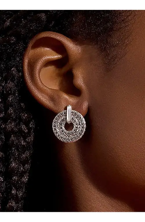 John Hardy Icon Link Frontal Hoop Earrings