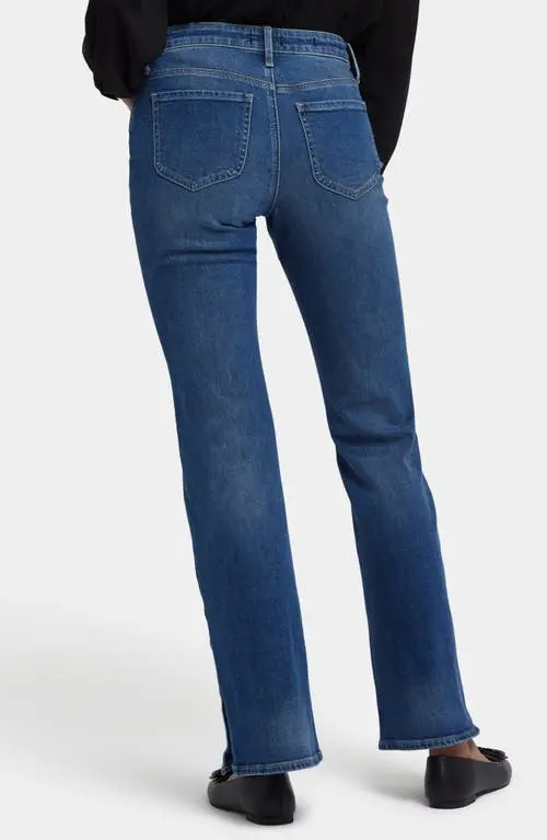 NYDJ Ava Flare Leg Jeans With Side Placket Hem