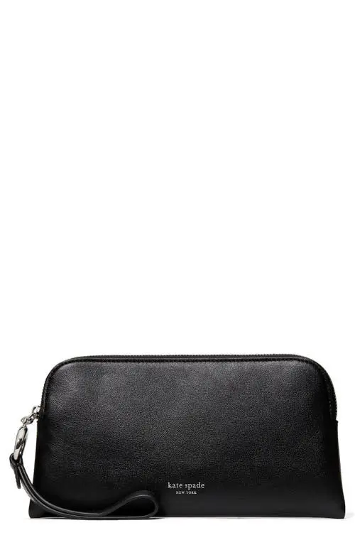 Kate Spade New York Leather Medium Wristlet - Black