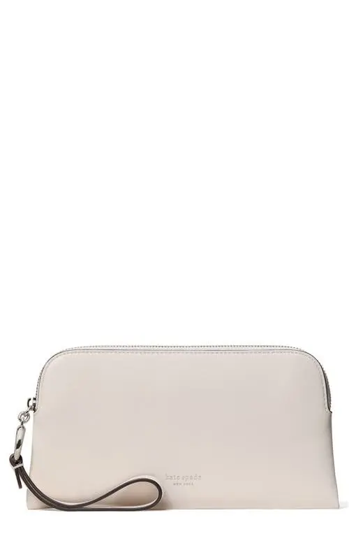 Kate Spade New York Leather Medium Wristlet - Cream