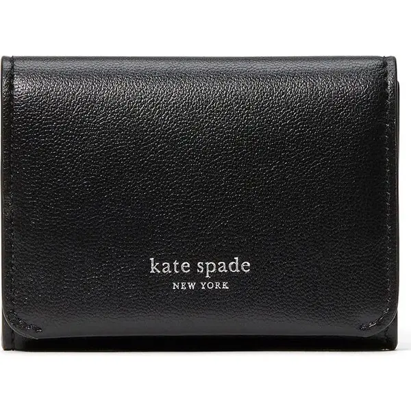 Kate Spade New York Halo Leather Card Case - Black