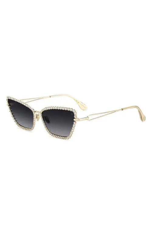 STUART WEITZMAN 53mm Embellished Cat Eye Sunglasses