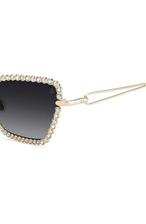 STUART WEITZMAN 53mm Embellished Cat Eye Sunglasses