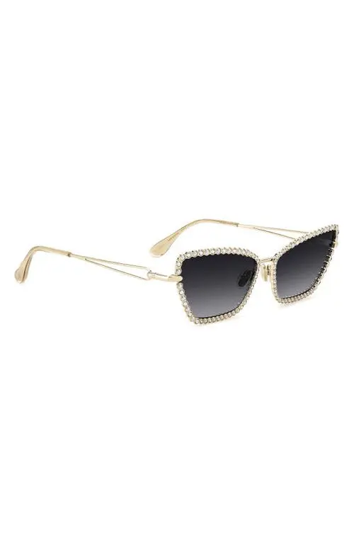 STUART WEITZMAN 53mm Embellished Cat Eye Sunglasses