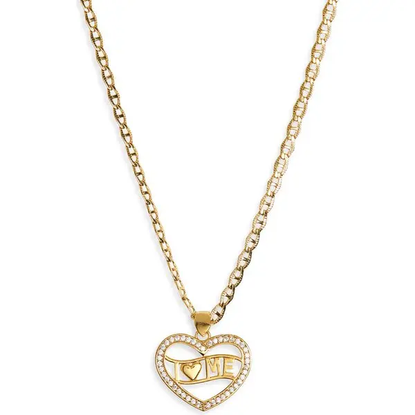 VIDAKUSH Mini I Love Me Pendant Necklace - Gold