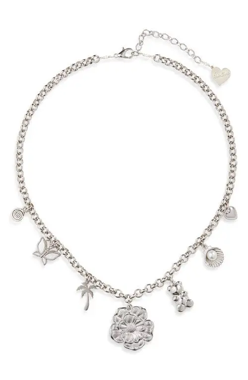 VIDAKUSH Charm Necklace - Silver