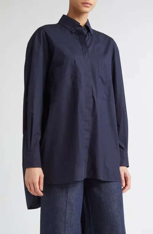 Max Mara Mozart Cotton Button-down Shirt