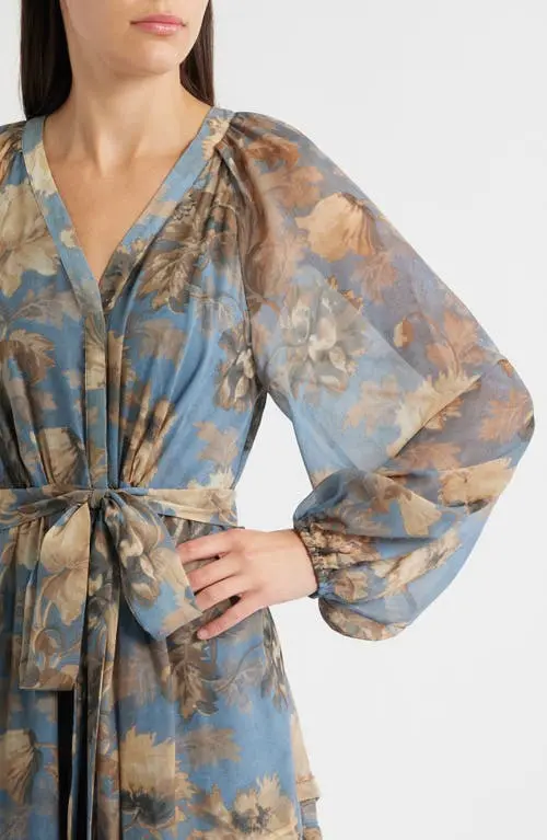 Kobi Halperin Belle Long Sleeve Midi Dress