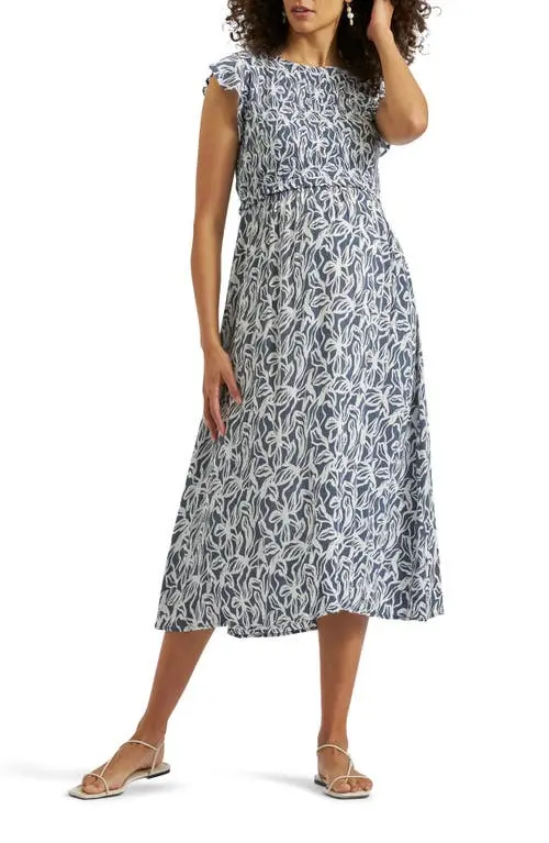 RIPE MATERNITY Edie Nursing Dress - Indigo
