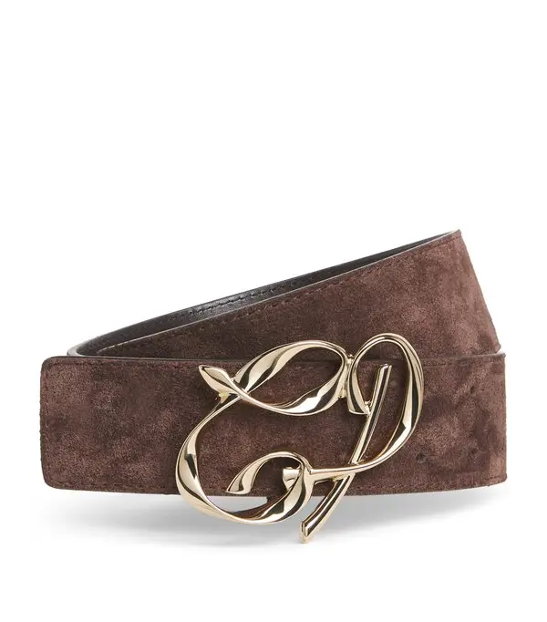 Claudie Pierlot Suede Belt - Brown