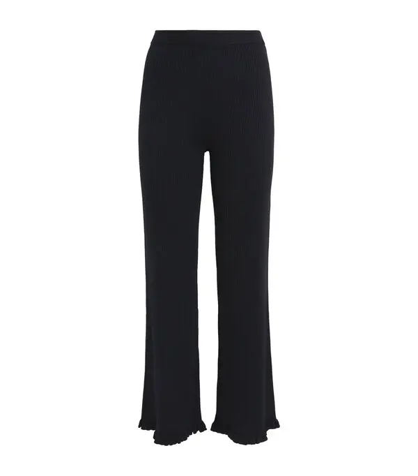 Claudie Pierlot Flared Knitted Trousers