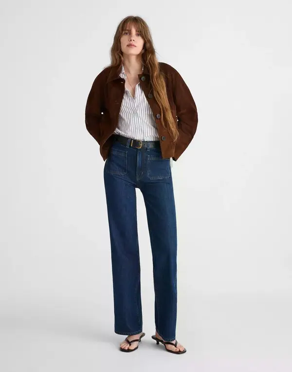 Madewell The Cleo Straight Jean