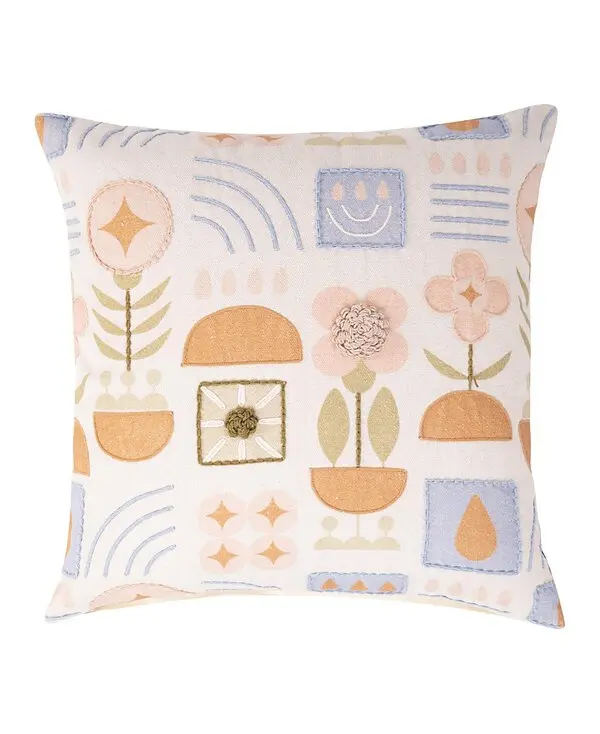 GAURI KOHLI Junia Pillow Cover, 20 X 20 - Multicolored