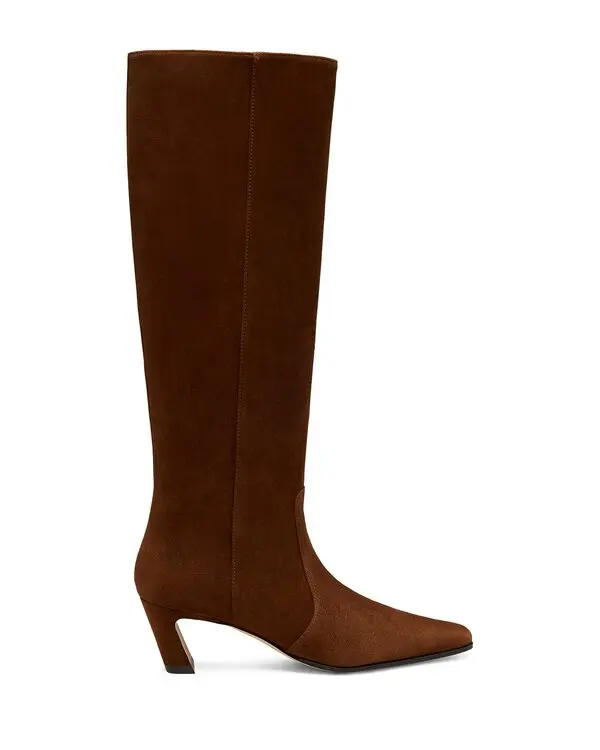 STUART WEITZMAN Stassi 50 Boots - Deep Coffee