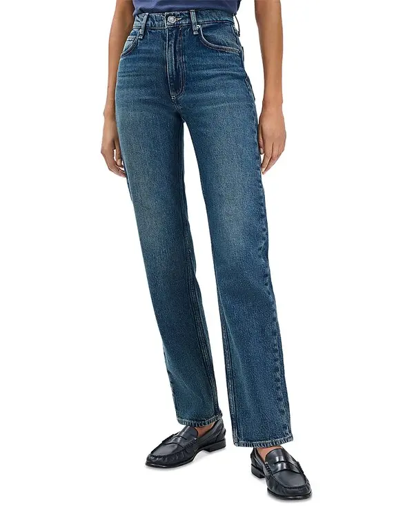 Rag & Bone Harlow Mid-rise Straight Leg Jeans - Ness