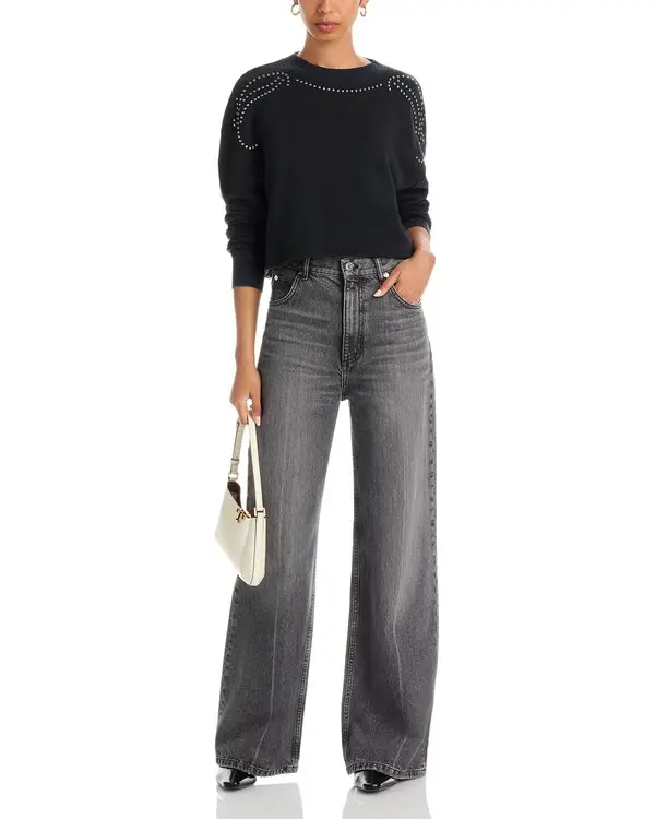 Rag & Bone Studded Sweatshirt