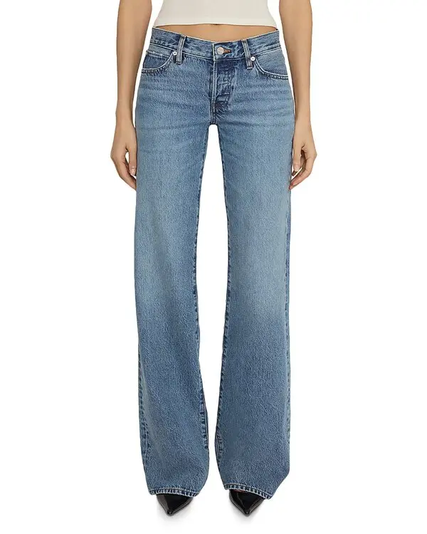 FRAME The Gray Low Rise Bootcut Jeans - Rapture