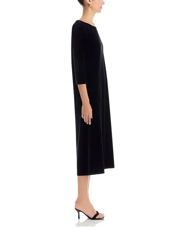 Caroline Rose A-line Dress - Black