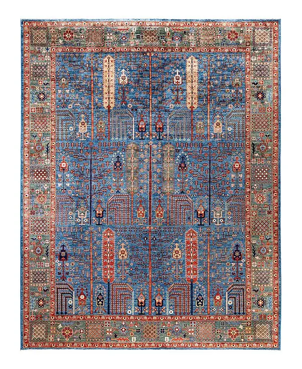 Bloomingdale'S Serapi M0103-183 Area Rug, 9'3x11'10 - Blue