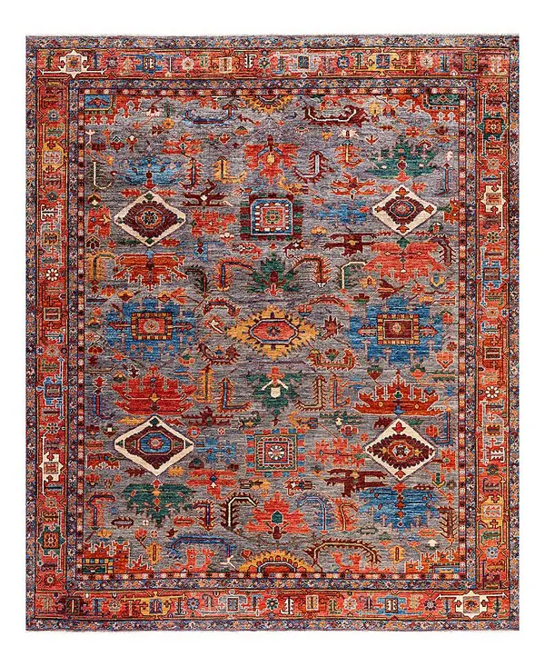 Bloomingdale'S Serapi M0103-194 Area Rug, 8'2x9'9 - Gray