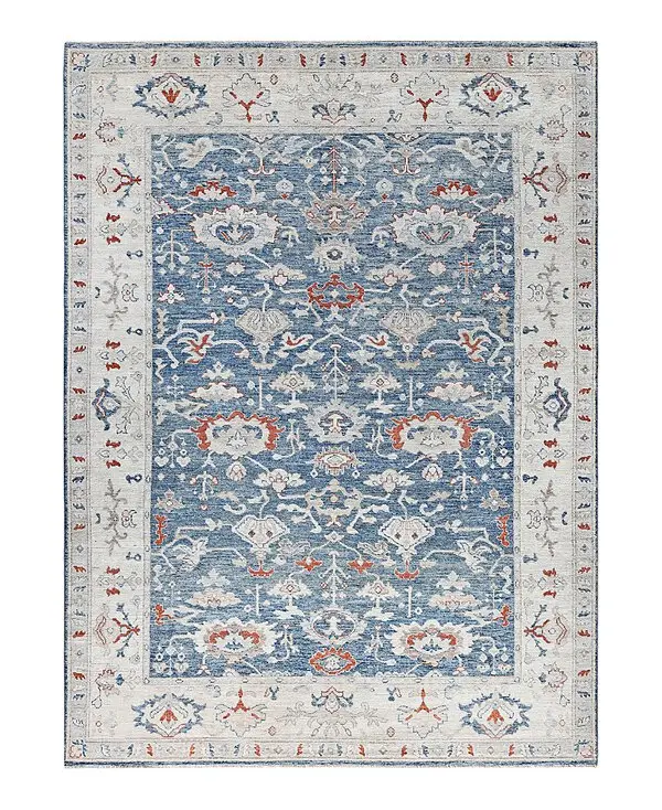 Bloomingdale'S Colorful Oushak M0103-41 Area Rug, 8'10x12'1 - Blue