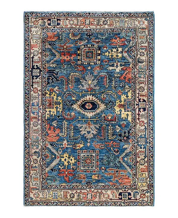 Bloomingdale'S Serapi M0103-317 Area Rug, 3'11x5'11 - Blue