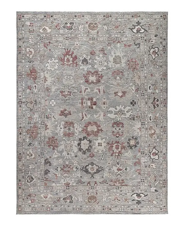 Bloomingdale'S Colorful Oushak M0103-43 Area Rug, 8'10x11'10 - Gray