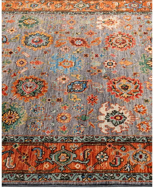Bloomingdale'S Serapi M0103-327 Area Rug, 4'3x5'11 - Gray