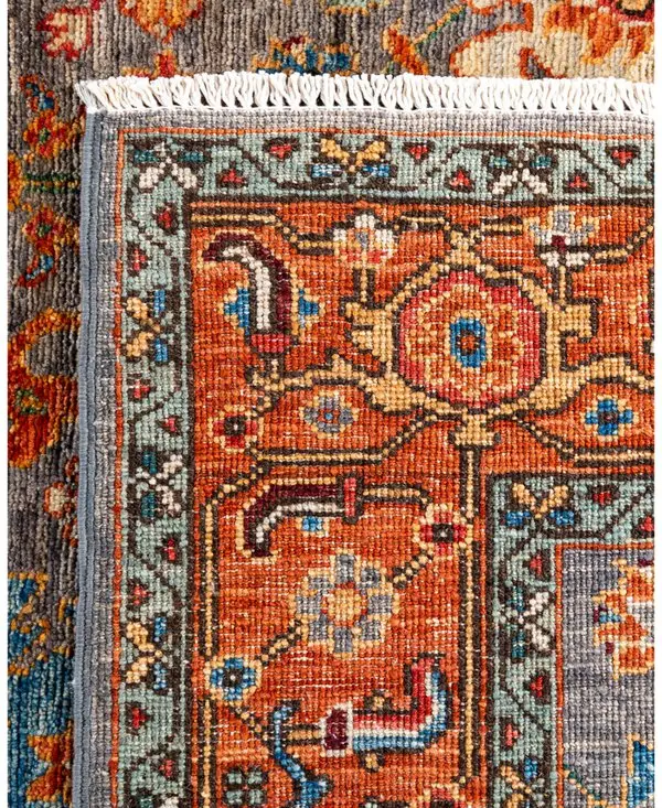 Bloomingdale'S Serapi M0103-327 Area Rug, 4'3x5'11 - Gray