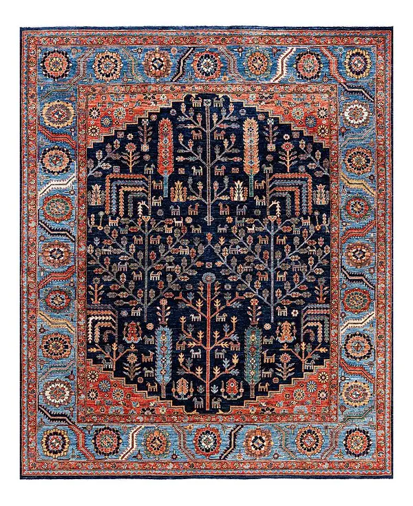 Bloomingdale'S Serapi M0103-217 Area Rug, 8'3x9'10 - Blue
