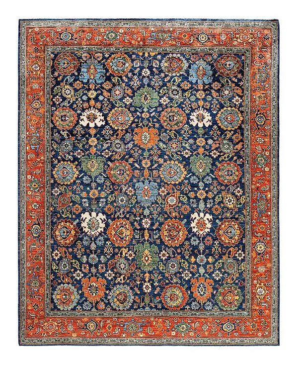Bloomingdale'S Serapi M0103-227 Area Rug, 8'1x10'1 - Blue