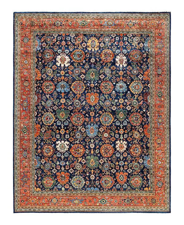 Bloomingdale'S Serapi M0103-142 Area Rug, 9'2x11'9 - Blue