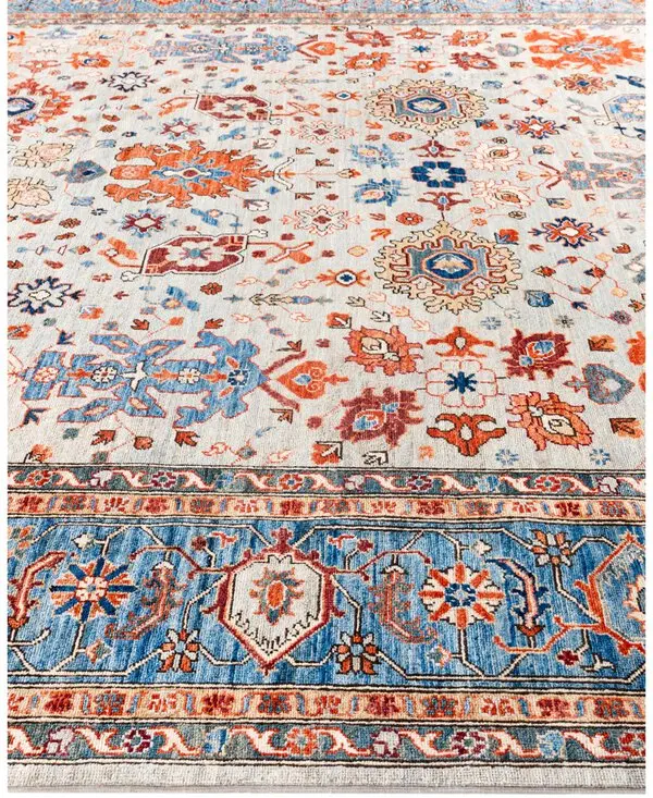 Bloomingdale'S Serapi M0103-158 Area Rug, 8'11x11'9 - Gray