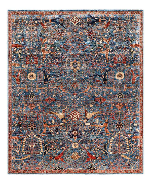 Bloomingdale'S Serapi M0103-267 Area Rug, 8'2x10'0 - Blue