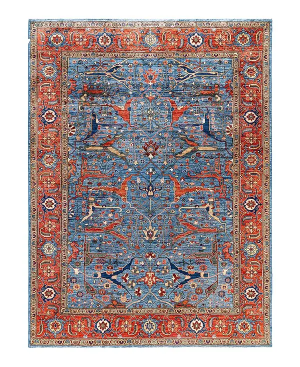 Bloomingdale'S Serapi M0103-159 Area Rug, 8'11x12'1 - Blue