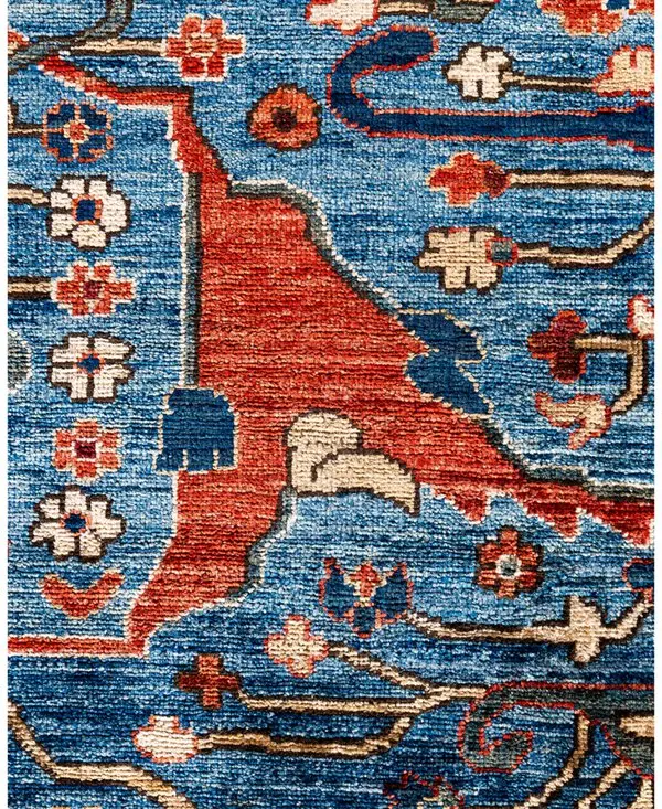 Bloomingdale'S Serapi M0103-159 Area Rug, 8'11x12'1 - Blue
