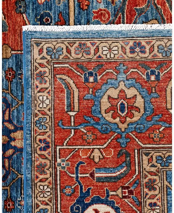 Bloomingdale'S Serapi M0103-159 Area Rug, 8'11x12'1 - Blue