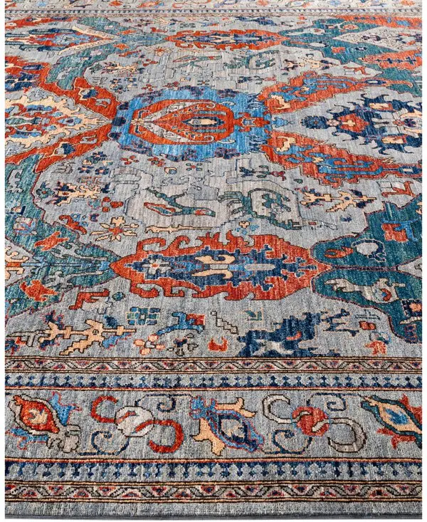 Bloomingdale'S Serapi M0103-167 Area Rug, 9'0x11'7 - Gray