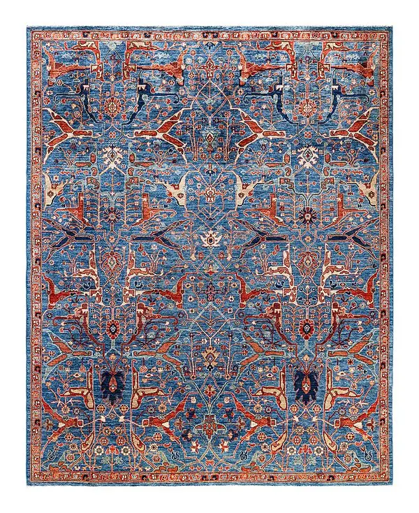 Bloomingdale'S Serapi M0103-282 Area Rug, 8'0x9'10 - Blue