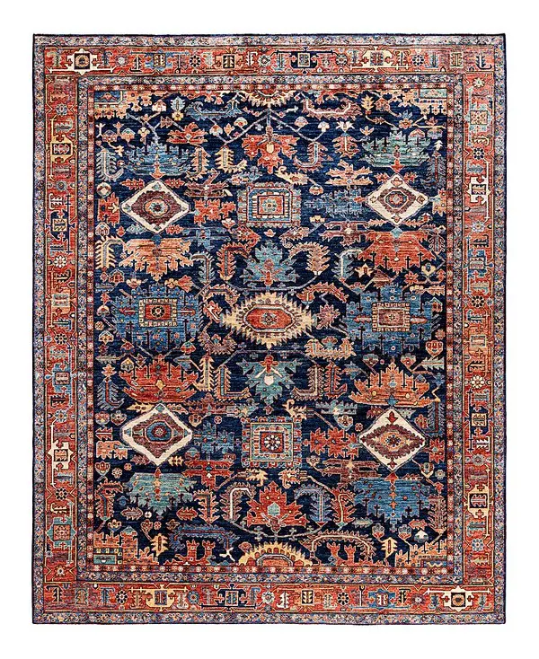 Bloomingdale'S Serapi M0103-284 Area Rug, 8'2x10'2 - Blue